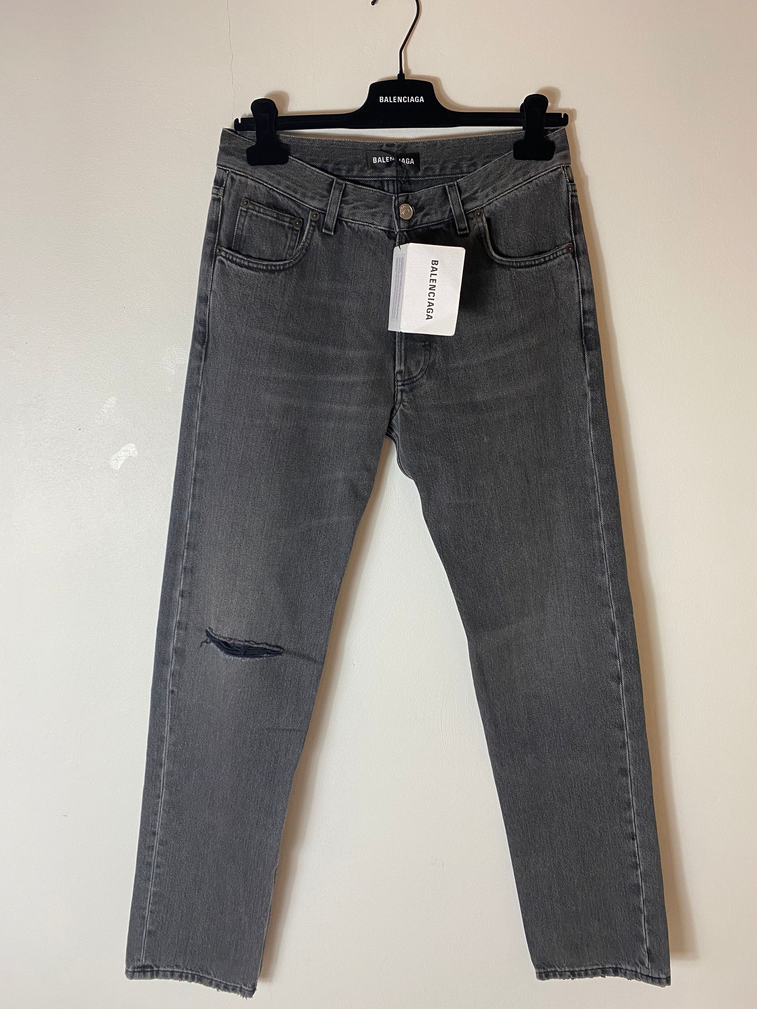 Balenciaga Balenciaga Ripped Denim Jeans | Grailed