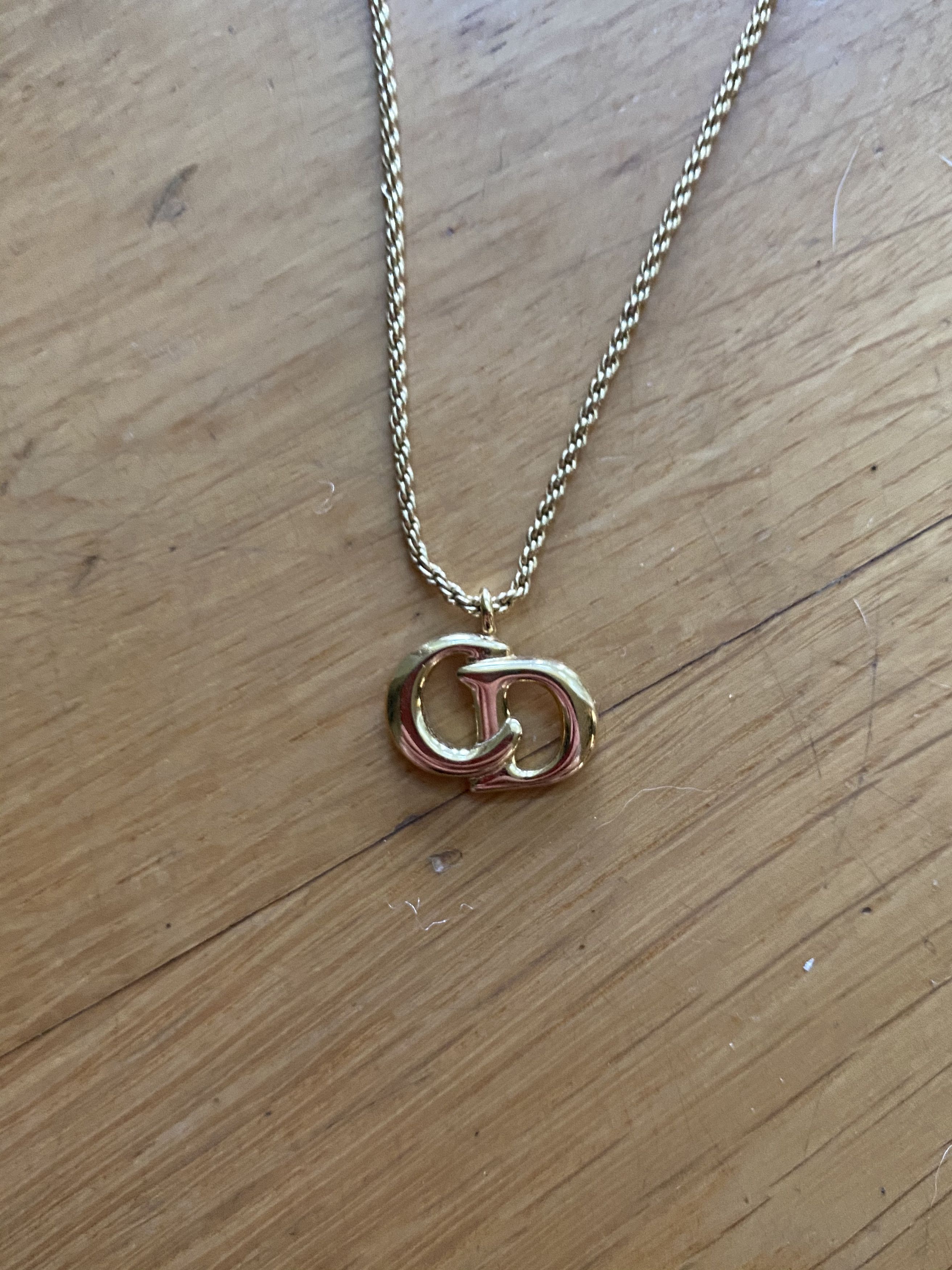 Dior CD Initial Necklace | Grailed