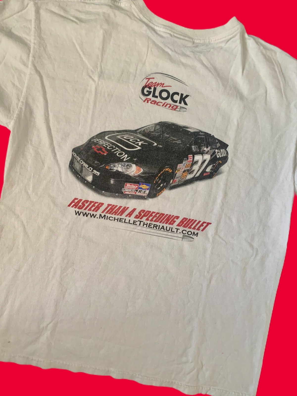 NASCAR × Vintage Vintage Y2K NASCAR Glock Racing Team Promo T Shirt ...