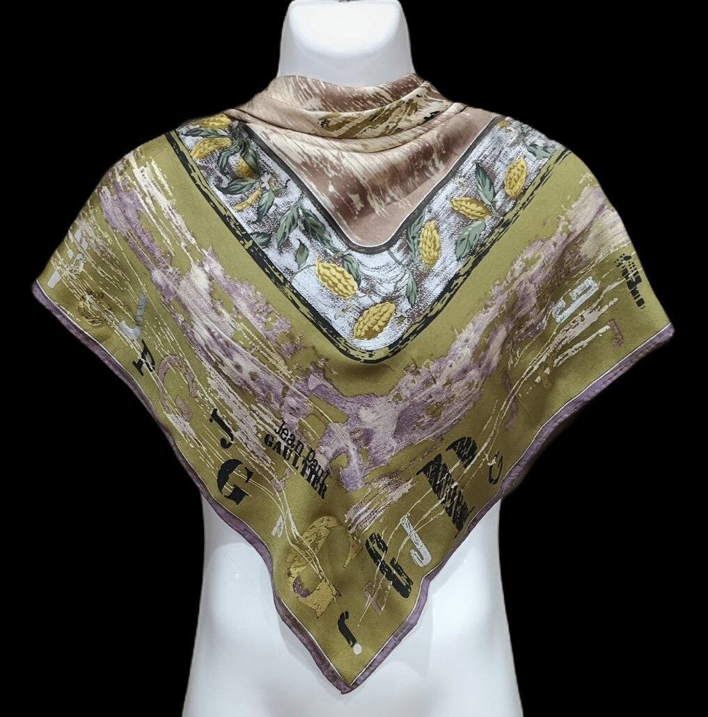Sik Silk jean paul gaultier scarf | Grailed