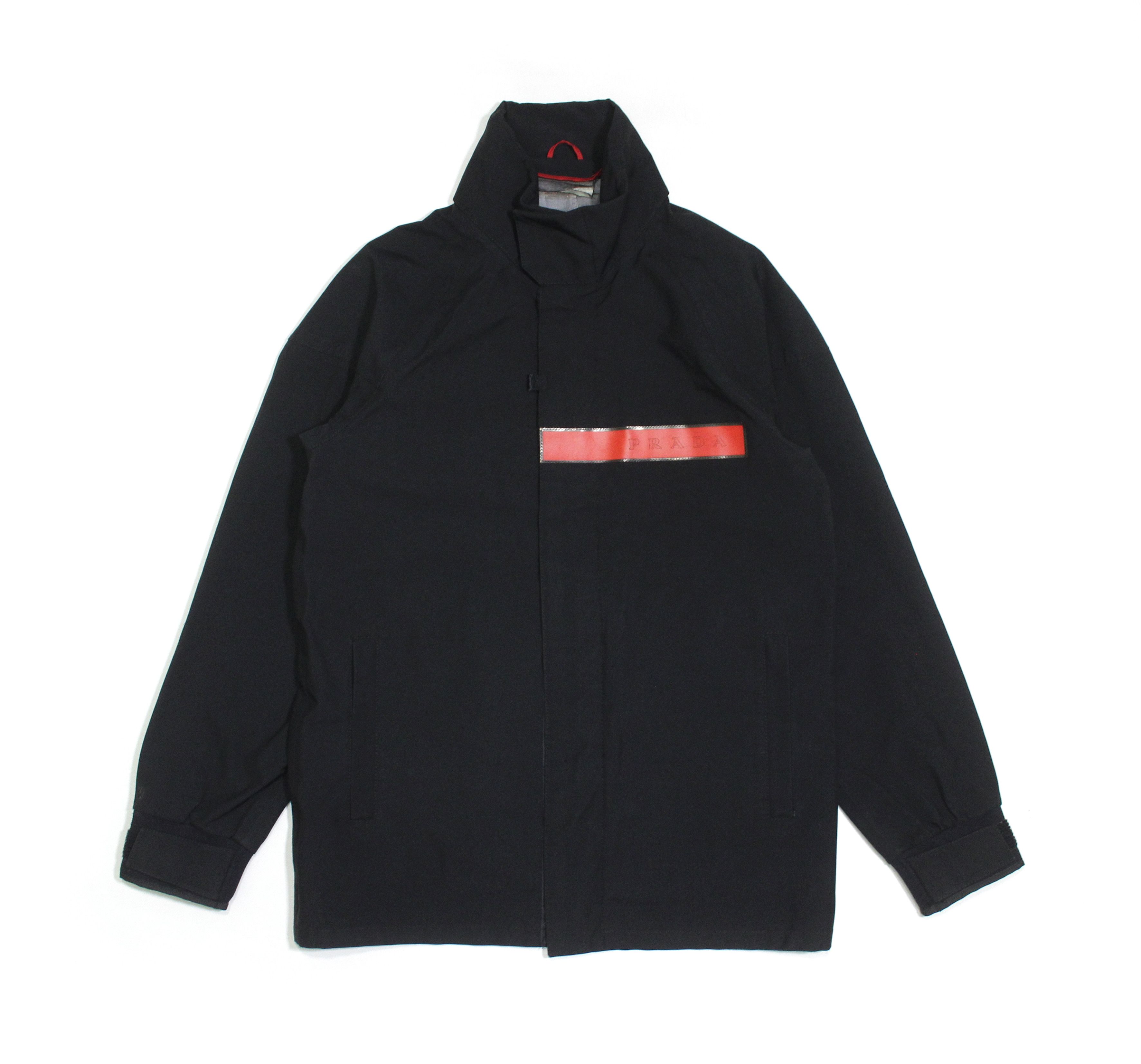 Prada 1999 Linea Rossa Big Logo Iconic Gore-tex Jacket | Grailed