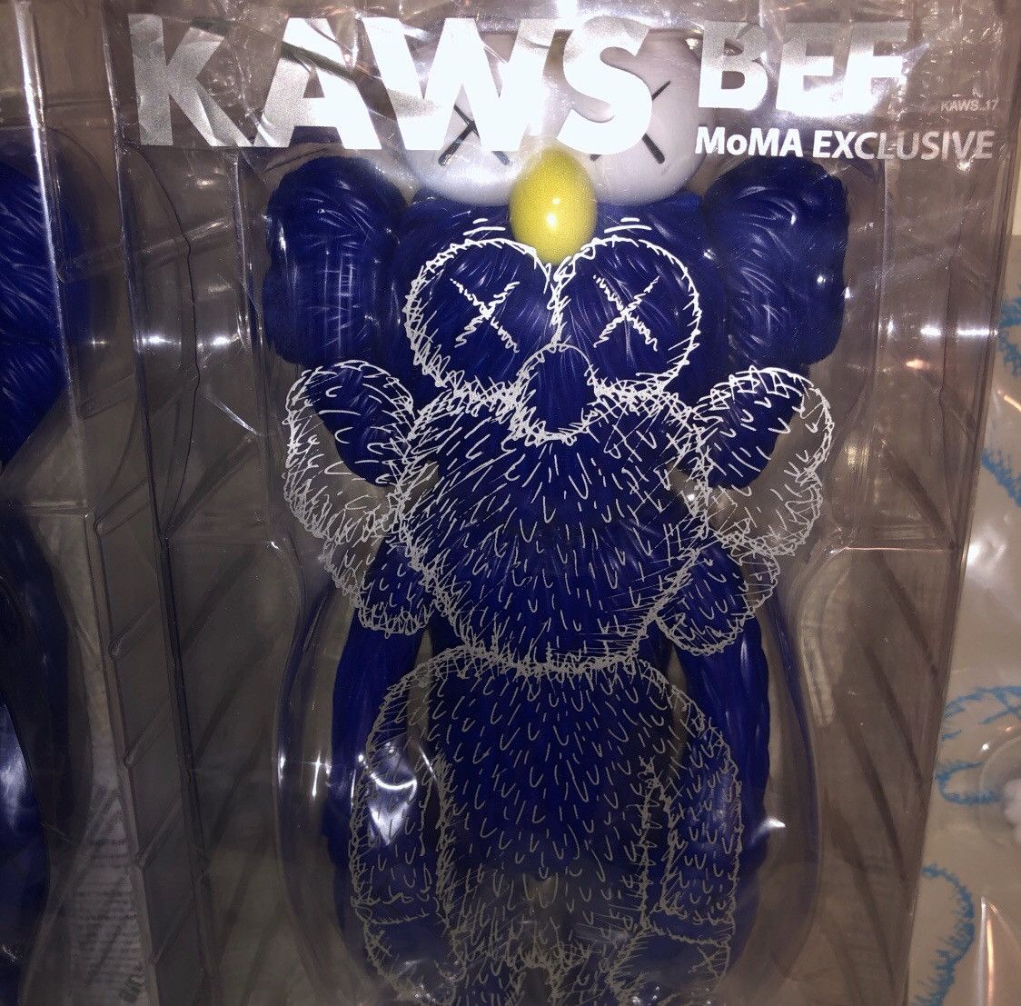 Kaws Kaws MOMA exclusive blue vinyl companion (BFF) | Grailed
