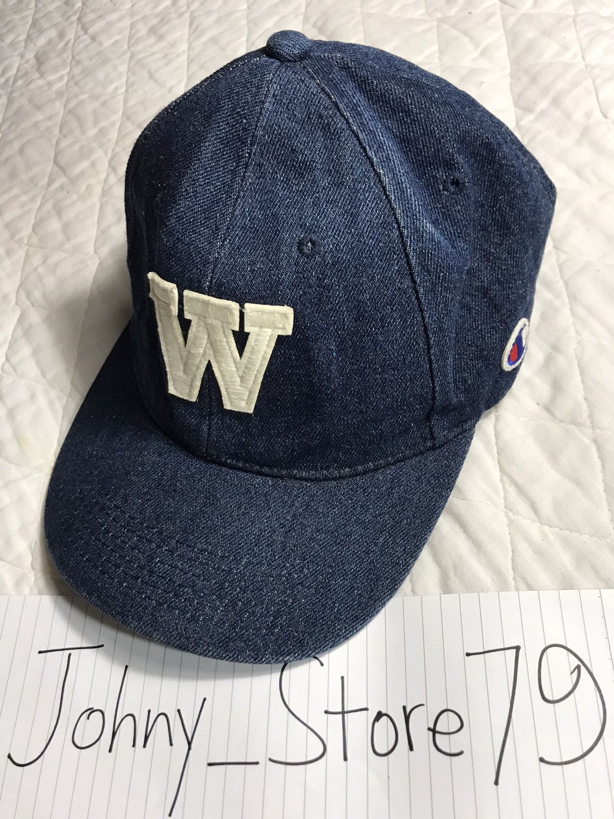Champion × Streetwear Champion W Denim Cap | Grailed