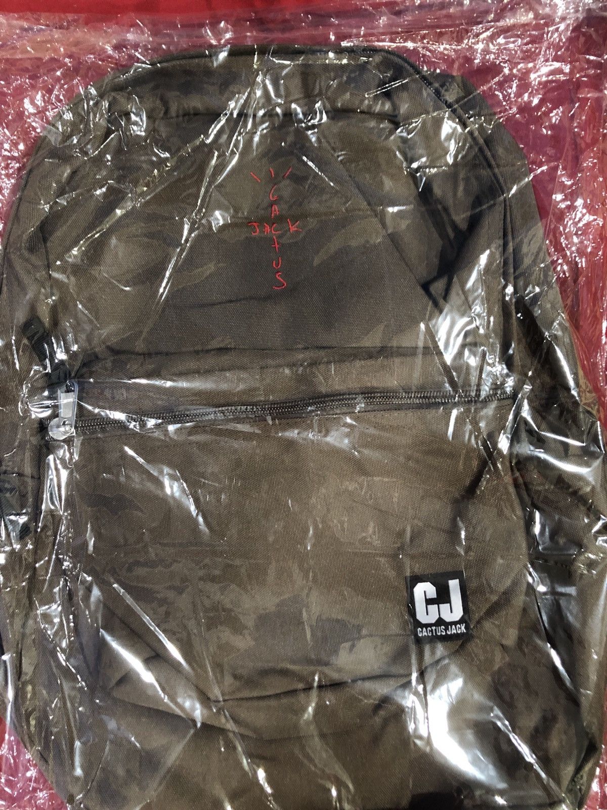 Travis Scott Travis Scott Cactus Jack Backpack with patch set | Grailed