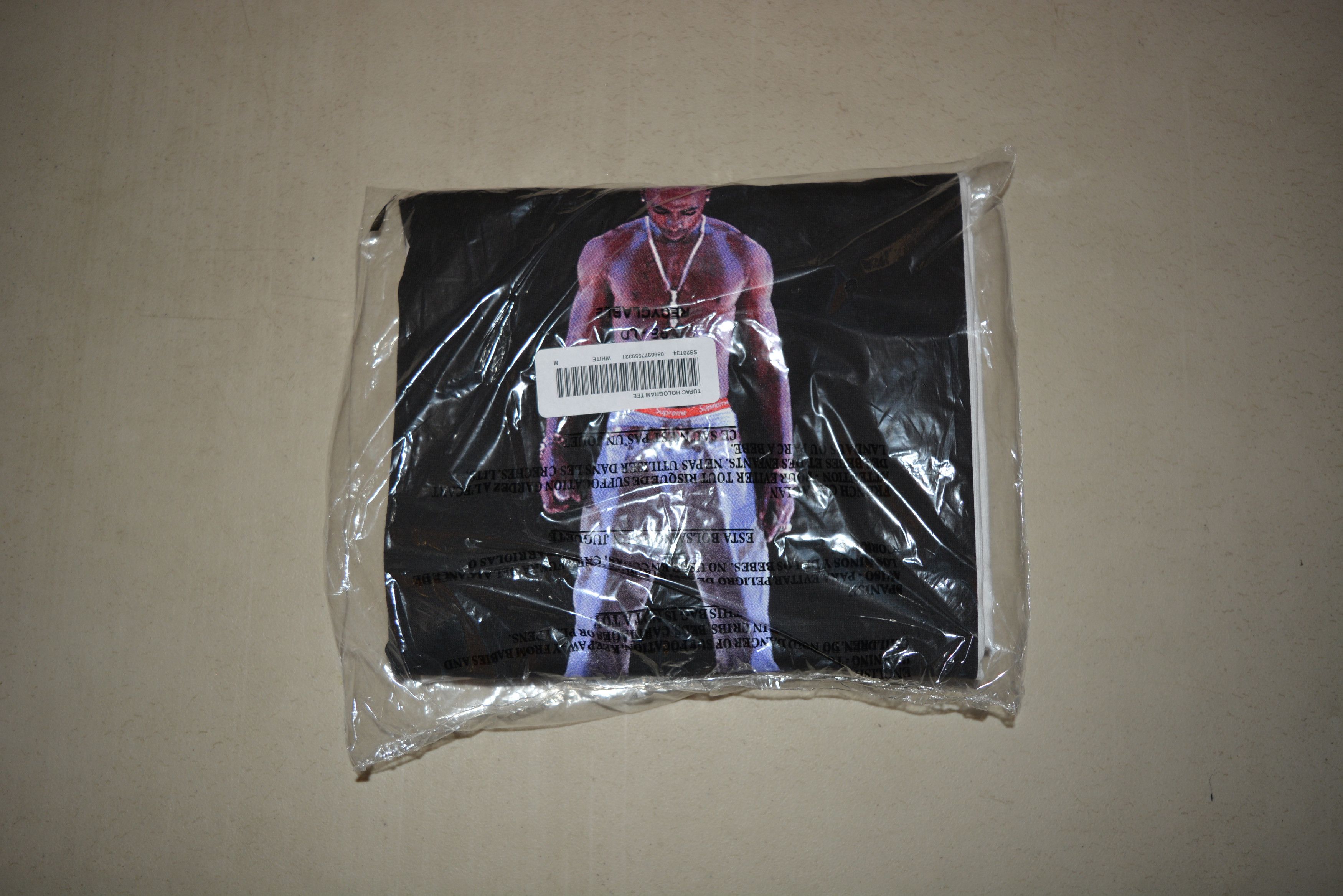 Supreme DS Supreme 2pac Tupac Hologram Tee Shirt White | Grailed
