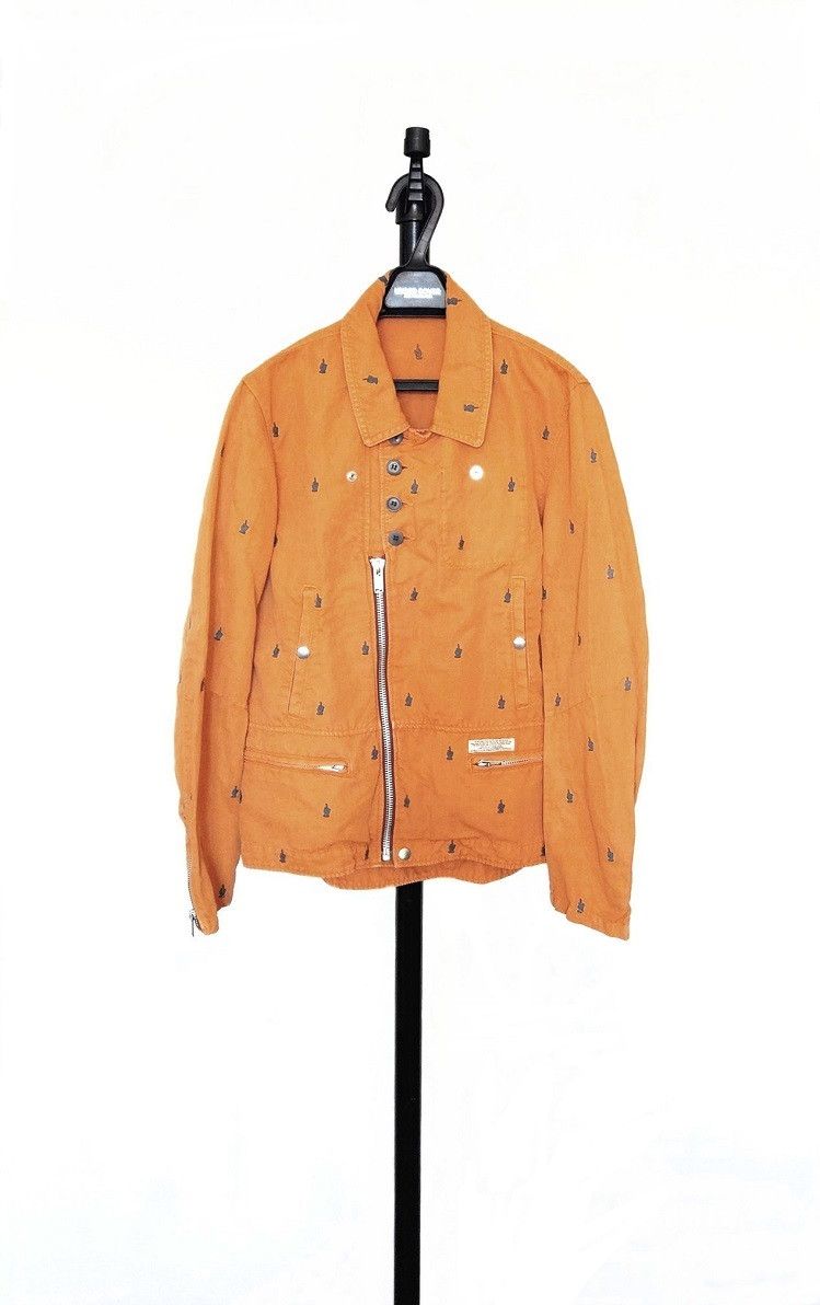 Undercover (SOLD) UNDERCOVER Embroidered Middle Finger Jacket | Grailed