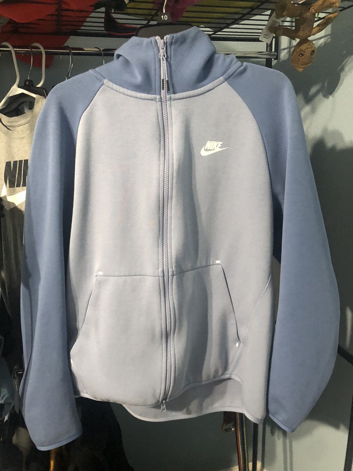 Nike *RARE* Nike Tech Fleece Light Blue Hoodie | Grailed