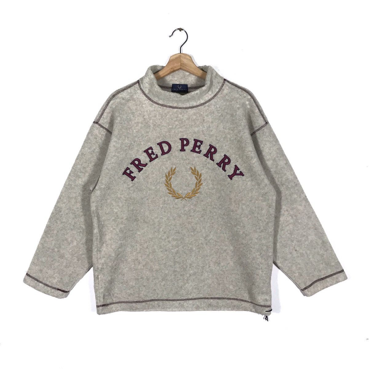 Fred Perry × Very Rare × Vintage Vintage Fred Perry Big Logo Embroidery ...