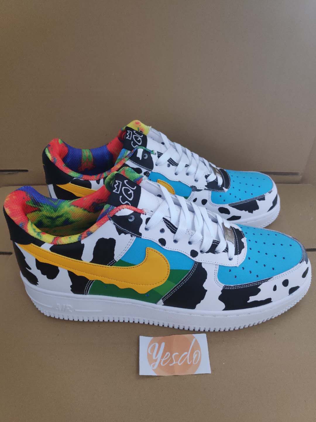 Nike Men's AF1 Custom Cows US11 | Grailed