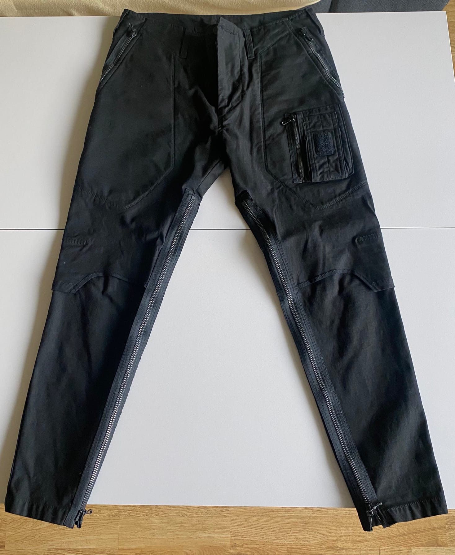 Julius Julius COTTON Stretch Back SATIN PANTS 2018AW Skinny | Grailed