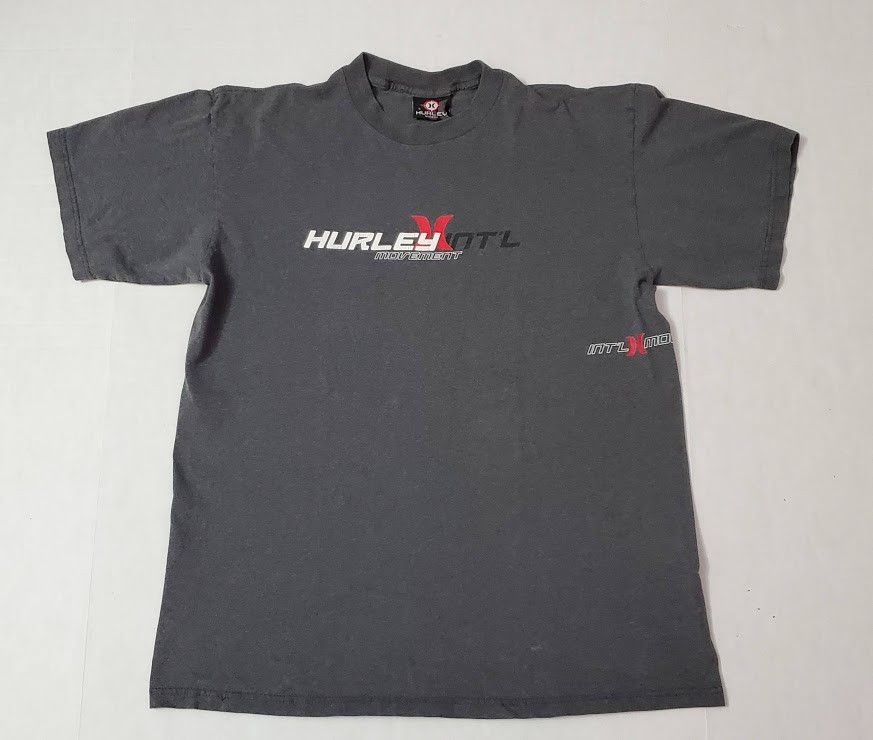 Vintage Vintage 90s Made in USA Hurley International Surfing Tee | Grailed