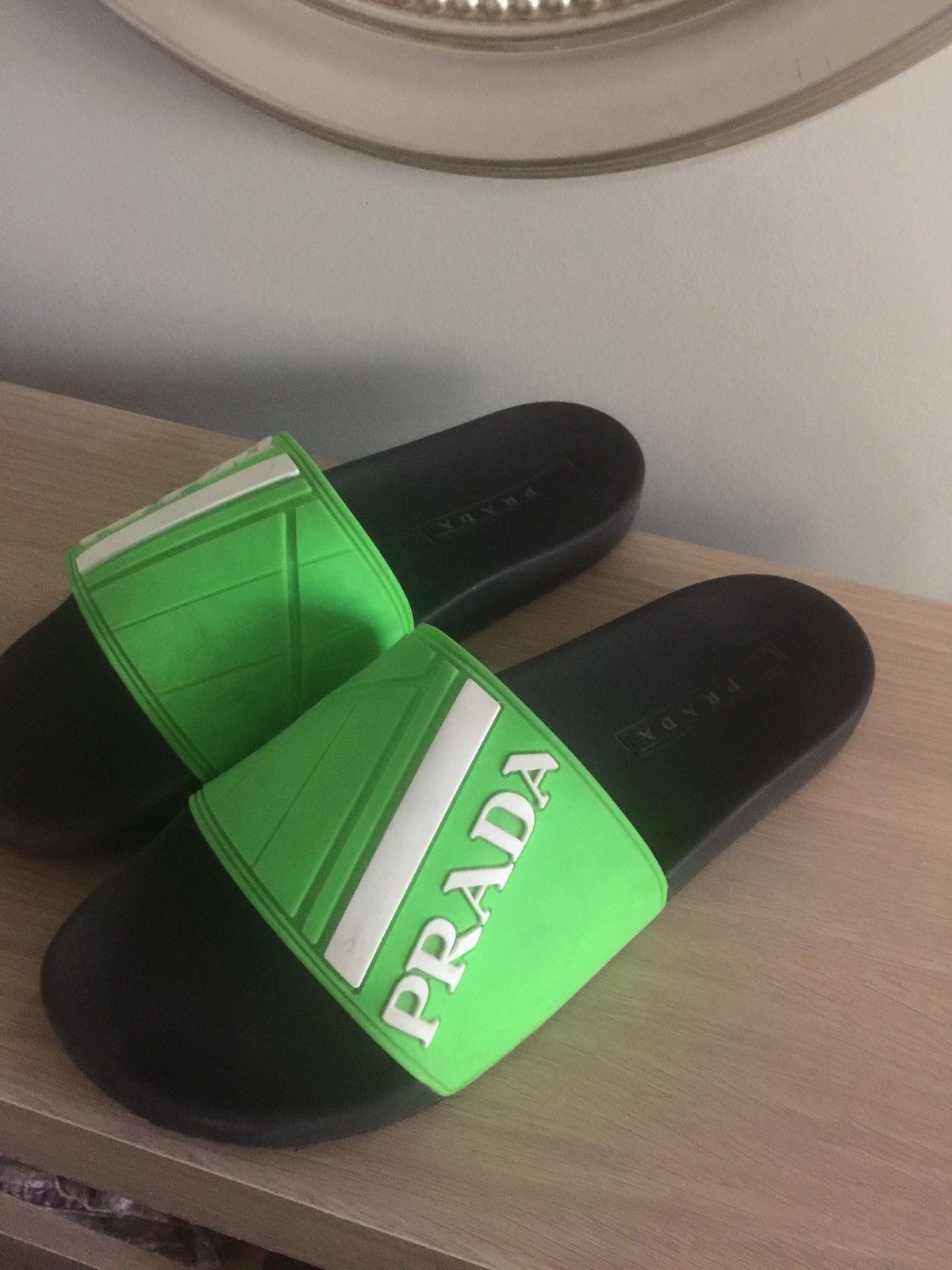 Prada Prada Logo Men’s Slides | Grailed