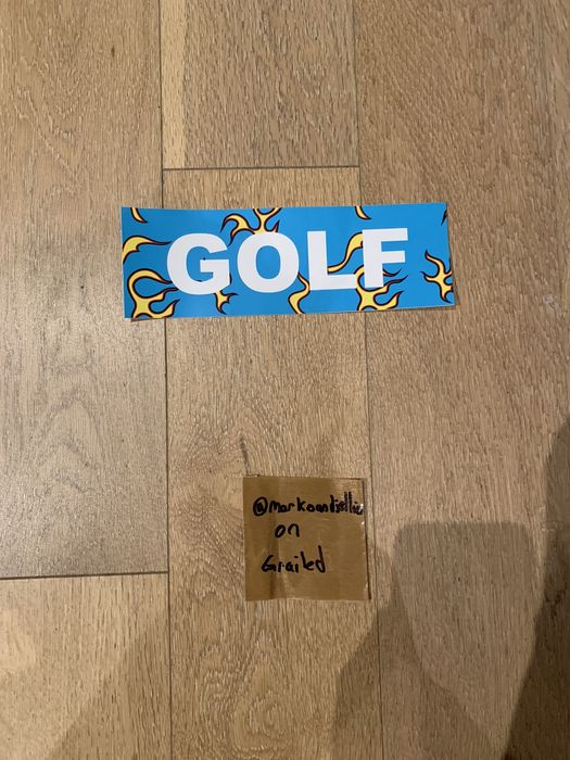 Golf Wang Golf Wang Blue Flame Sticker | Grailed