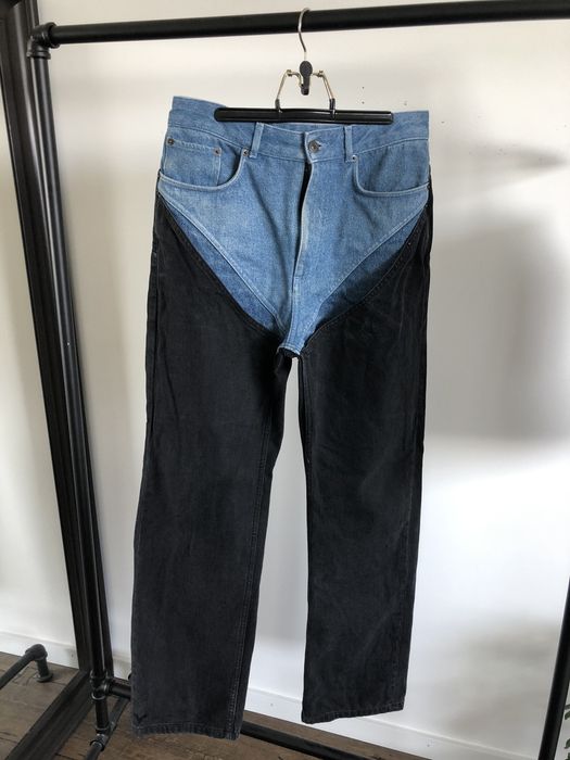 Y/Project Y/Project two colour denim | Grailed