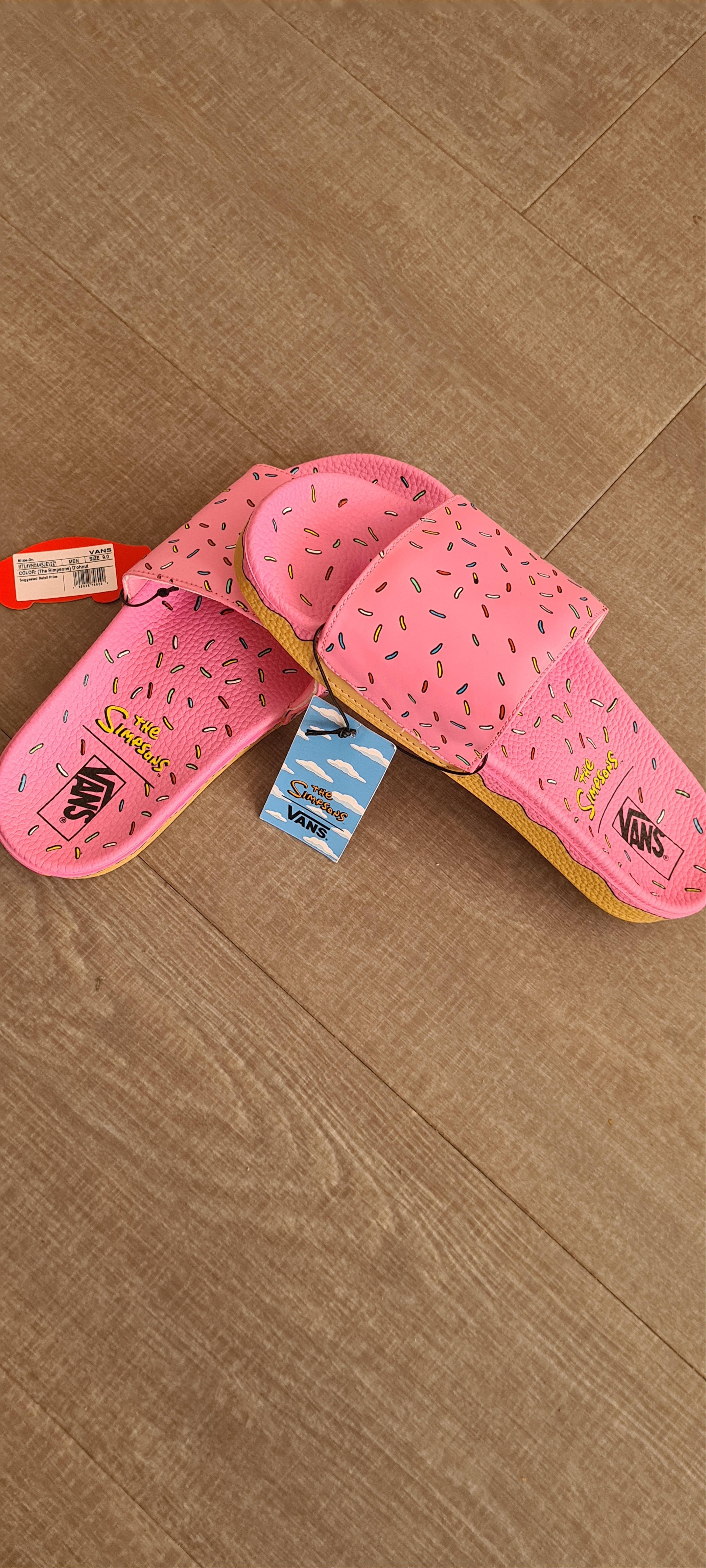 The Simpsons × Vans VANS X Simpsons Donut Slides | Grailed