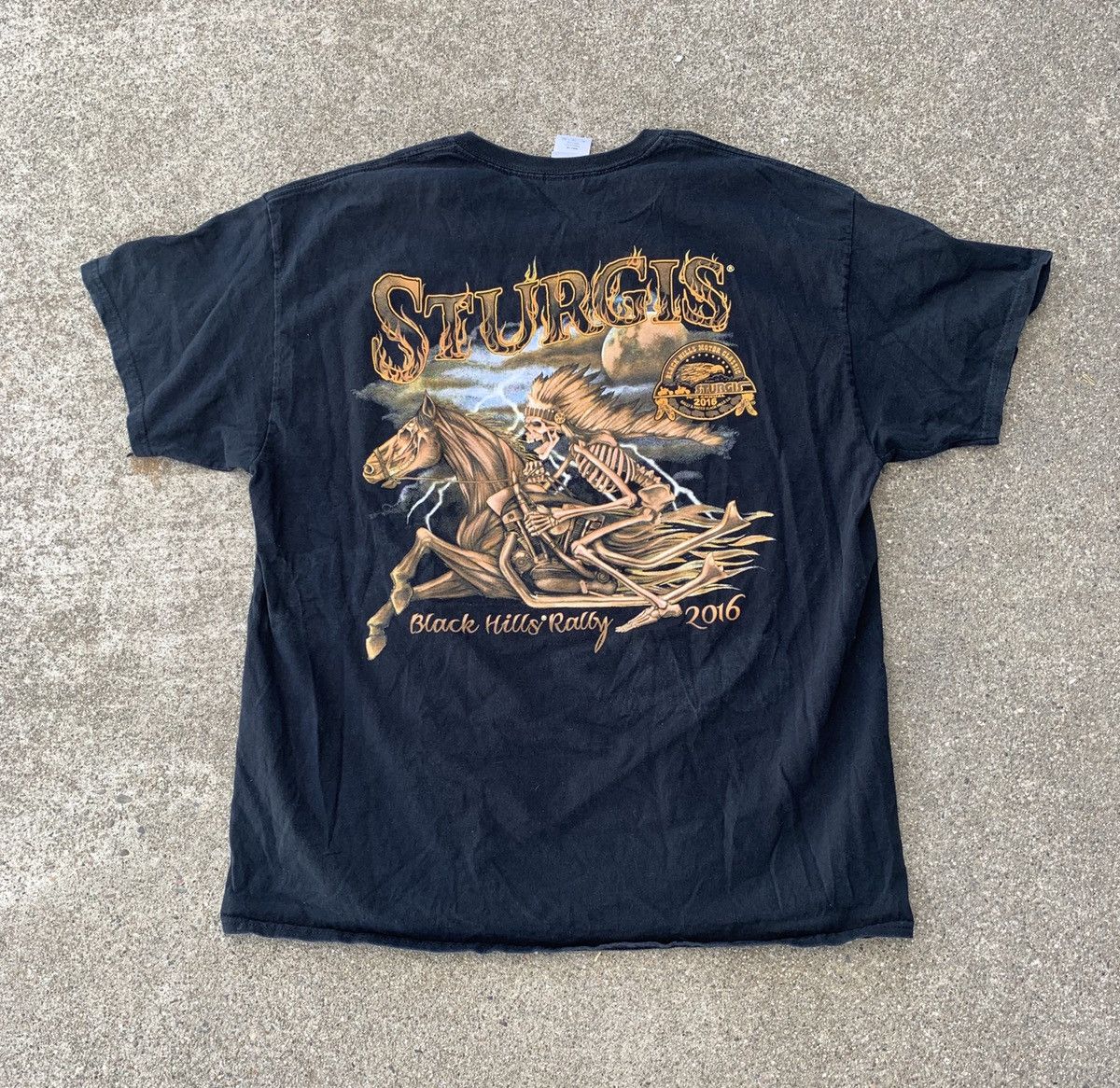 Vintage Vintage Y2K 90s stupid Skeleton art USA Harley style shirt ...