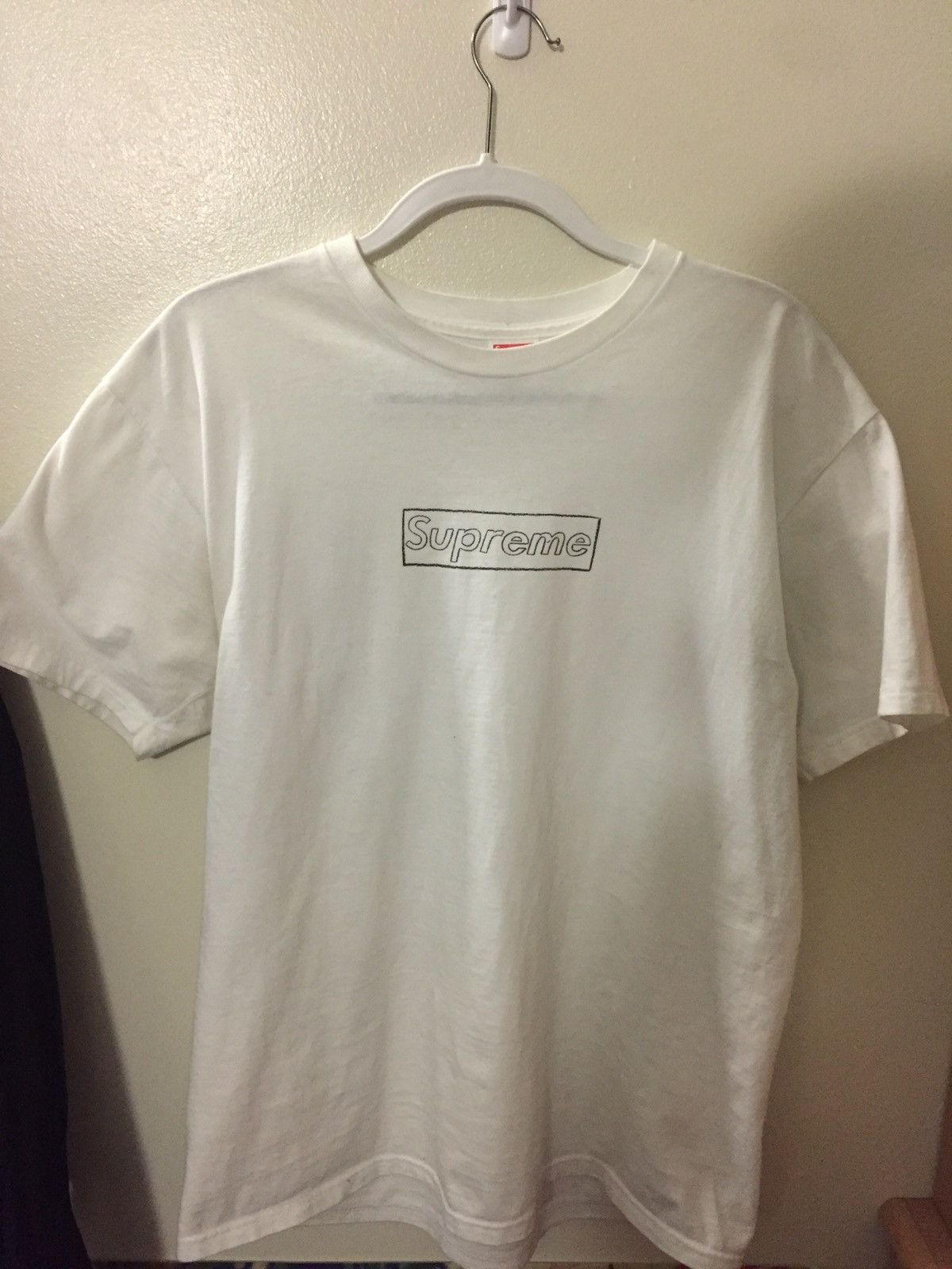 Supreme Kaws Box Logo Tshirt | Grailed