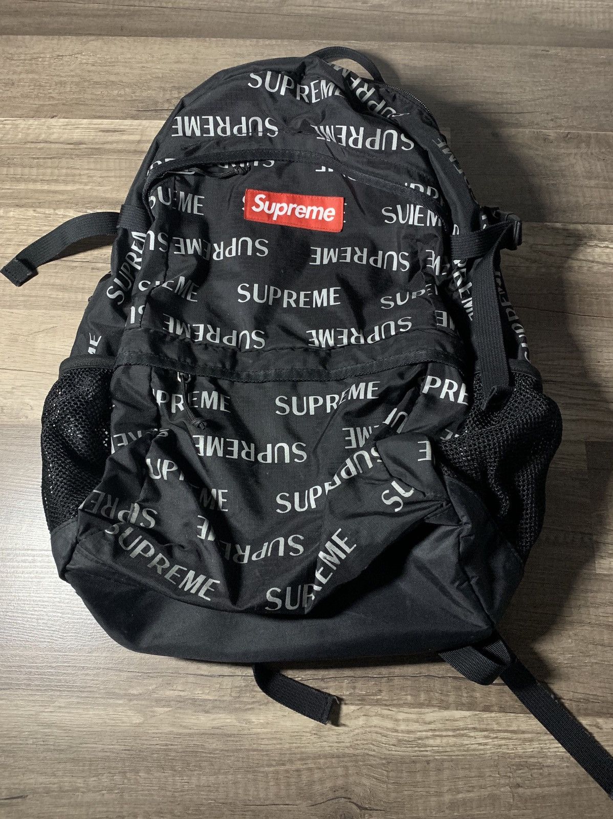 Supreme Supreme FW16 3M Reflective Backpack Black | Grailed