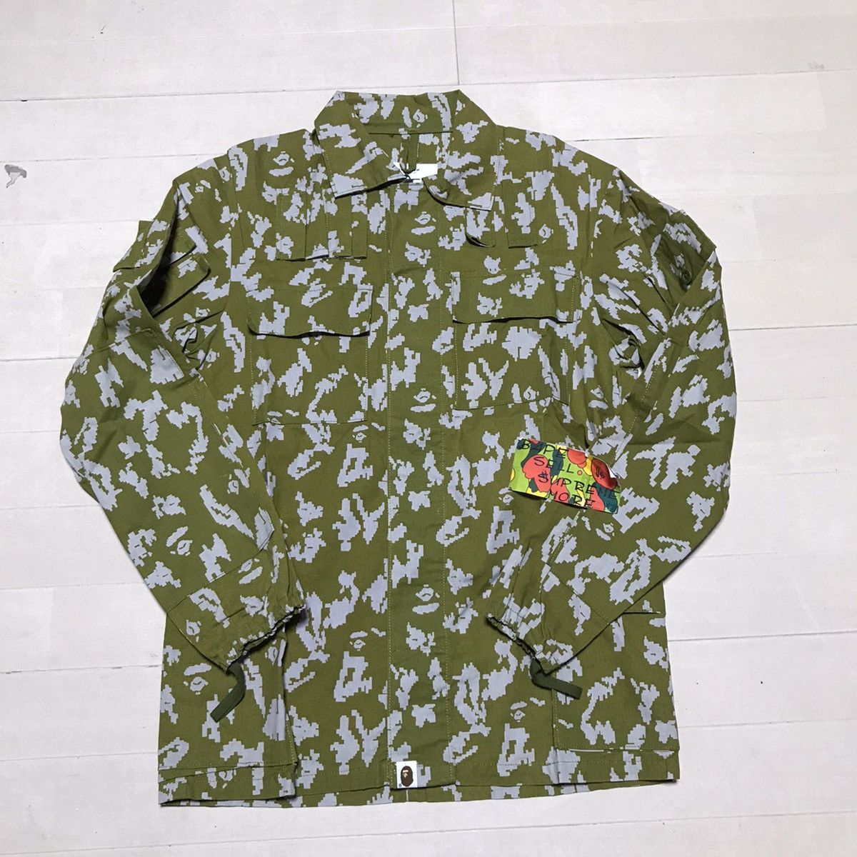 Bape BAPE DIGITAL camo shirts Jacket | Grailed