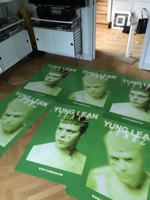Yung Lean YUNG LEAN STARZ POSTER RARE!!!! | Grailed