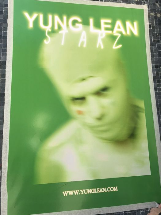 Yung Lean YUNG LEAN STARZ POSTER RARE!!!! | Grailed