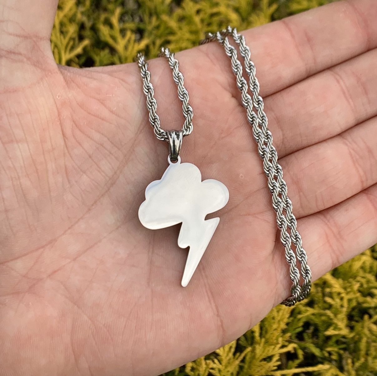 Streetwear NEW “Storm” Pendant + Rope Chain | Grailed