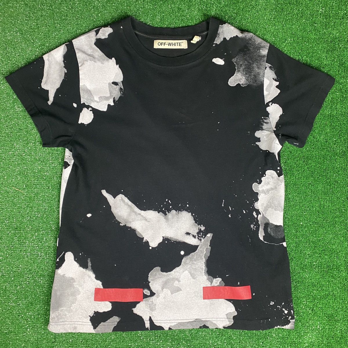 Off-White Off-White Liquid Spots Tee | Grailed