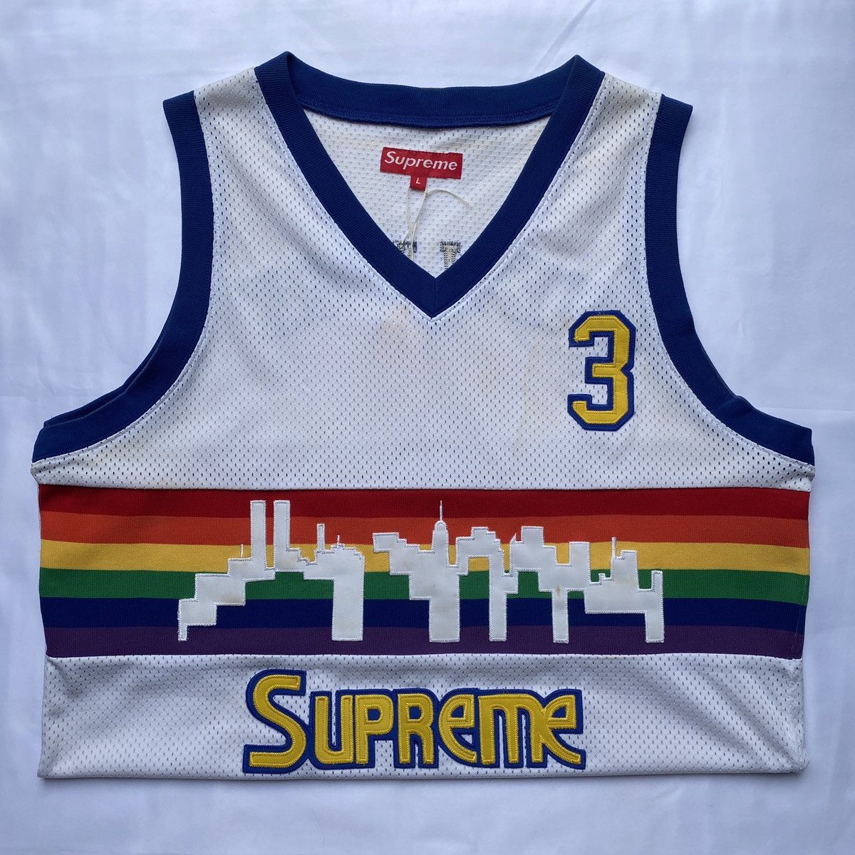 Supreme Supreme 2003 Nuggets Skyline Jersey | Grailed