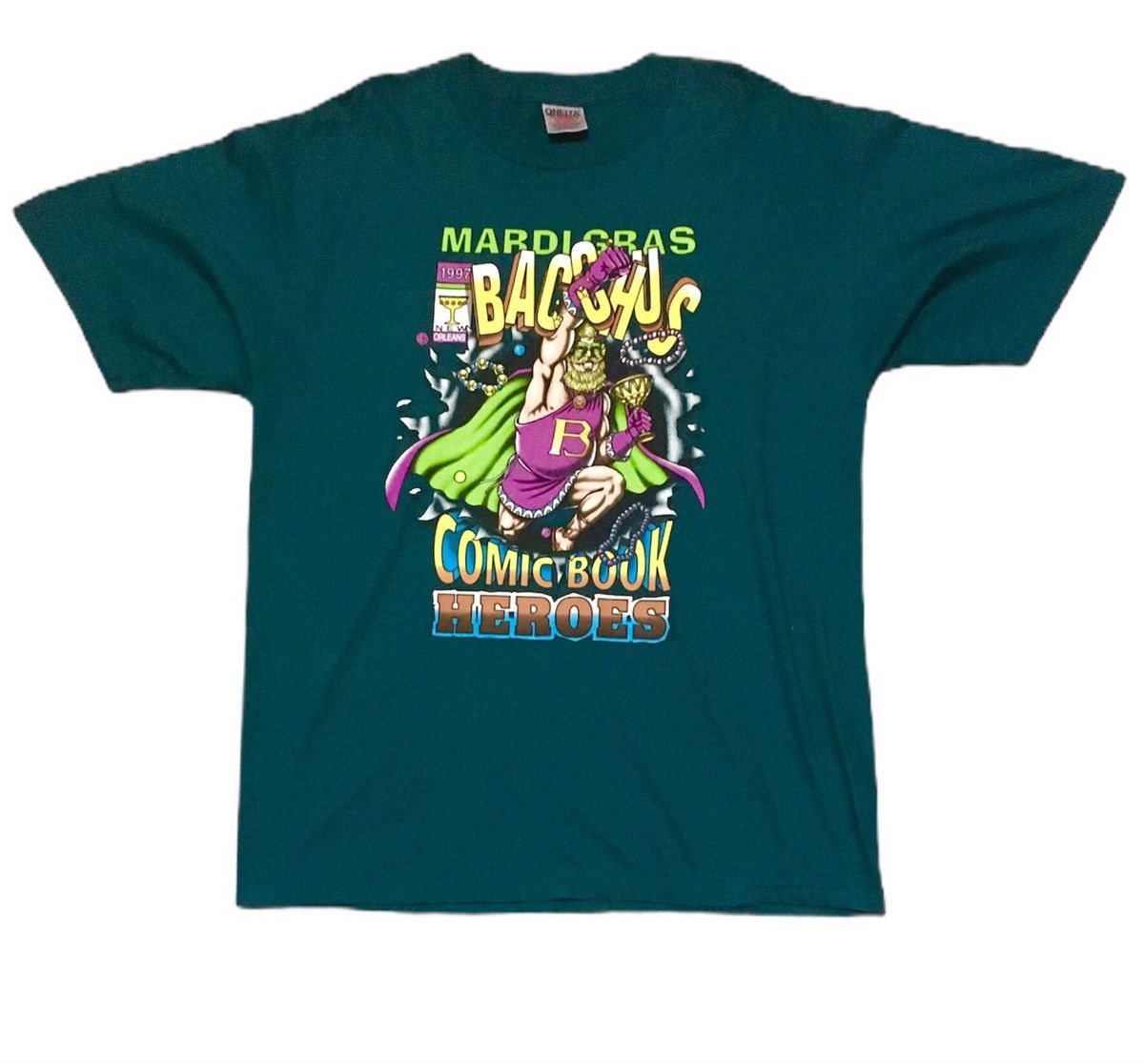 Comics × Movie × Vintage Vintage Comics Book Heroes Mardi Gras Bacchus ...