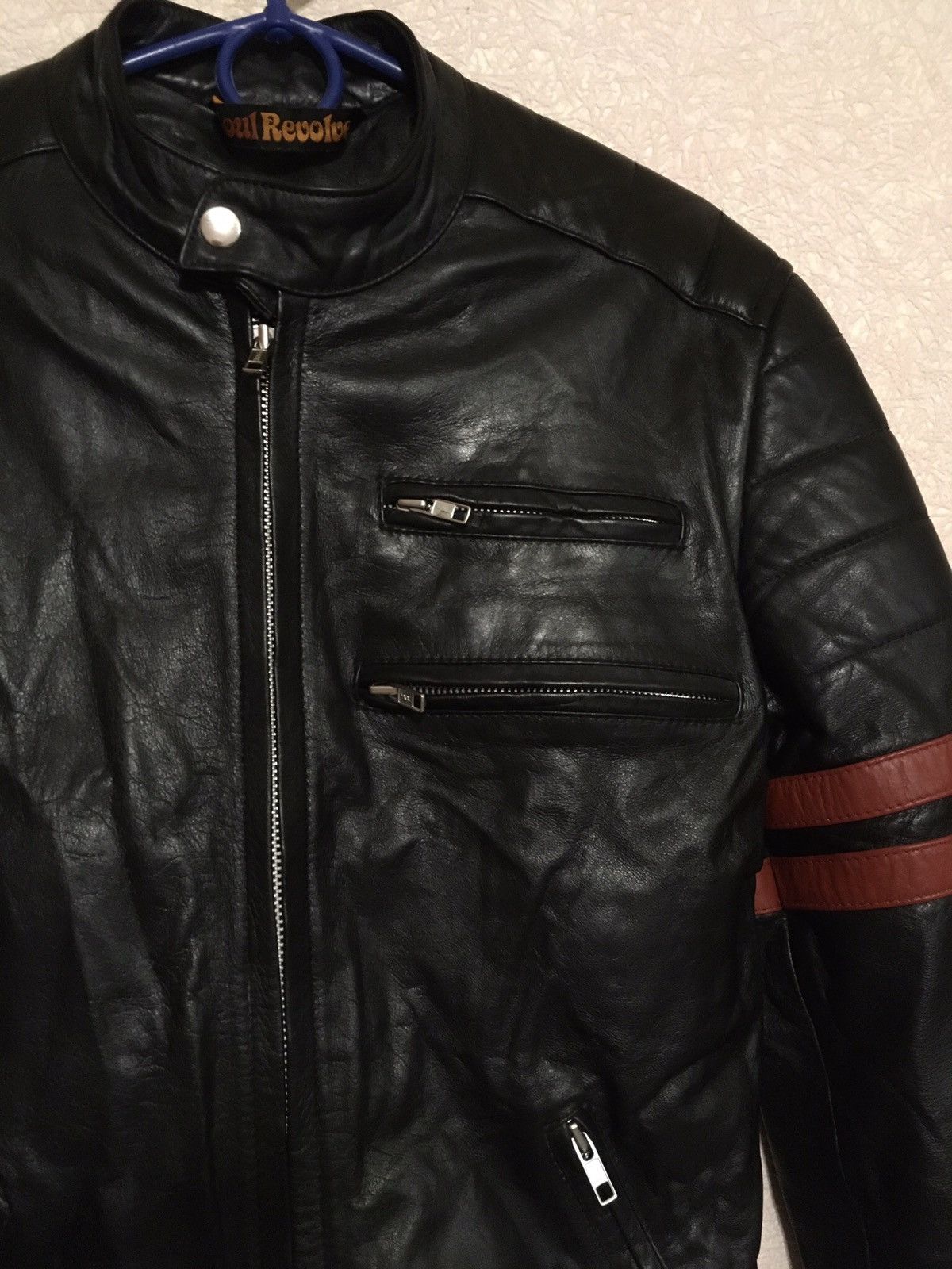 Soul Revolver Soul Revolver Black Leather Motorcycle Jacket | Grailed