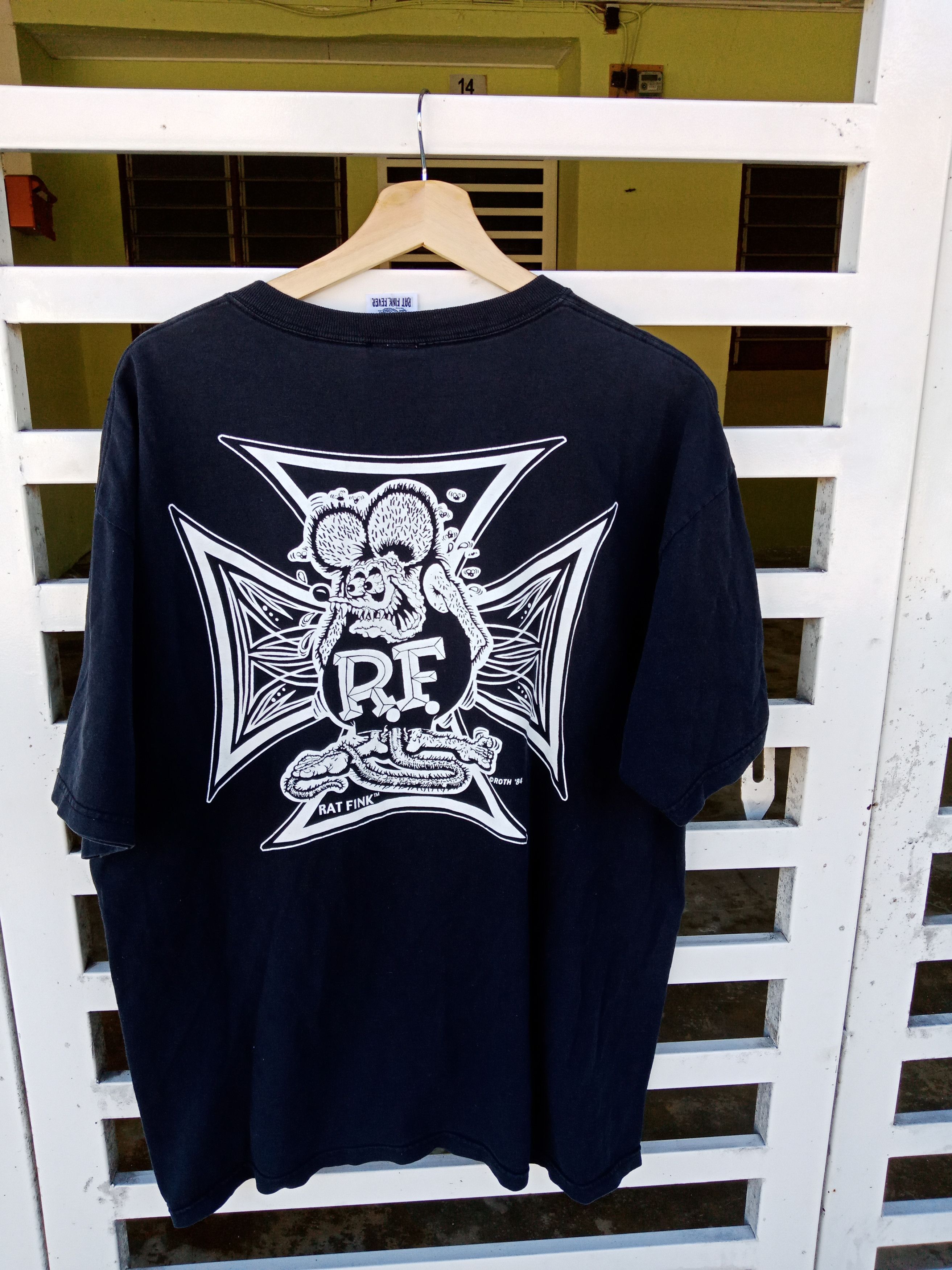 Mickey Mouse Rat Fink Mooneyes 84 Fever Big Logo Ed Big Daddy RothTee ...