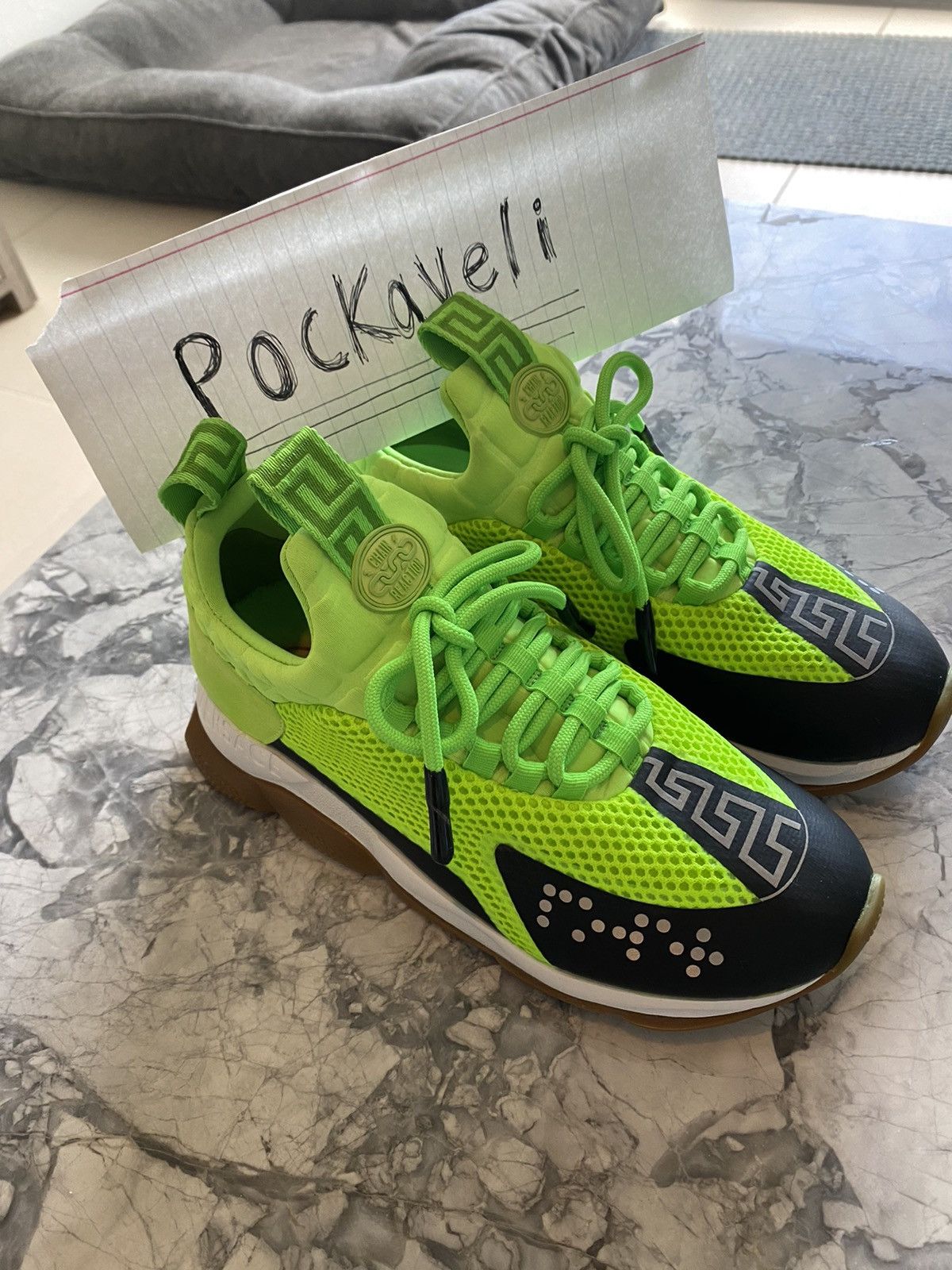 Versace Versace Cross Chainer Mesh Runners | Grailed