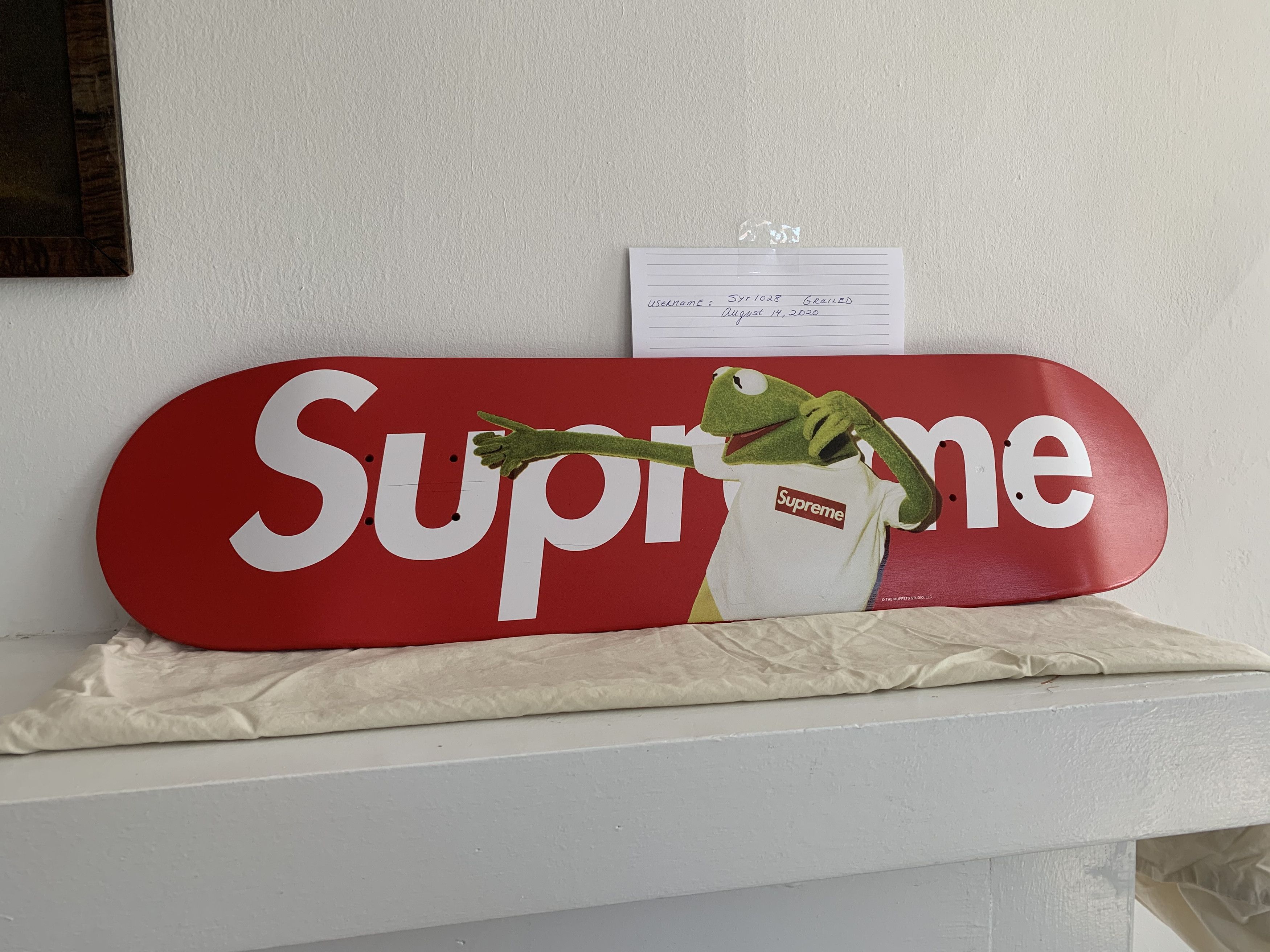 Supreme Supreme x Kermit The Frog Skateboard Deck | Grailed