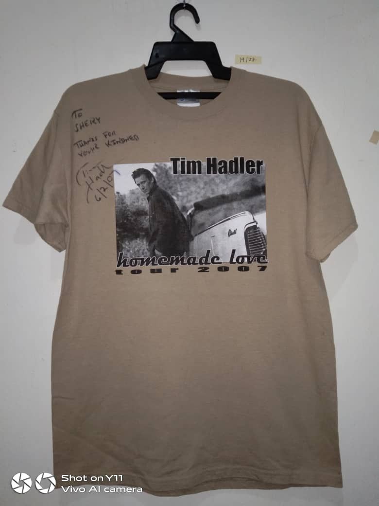 Band Tees × Vintage TIM HADLER WITH SIGNATURE 2007 | Grailed