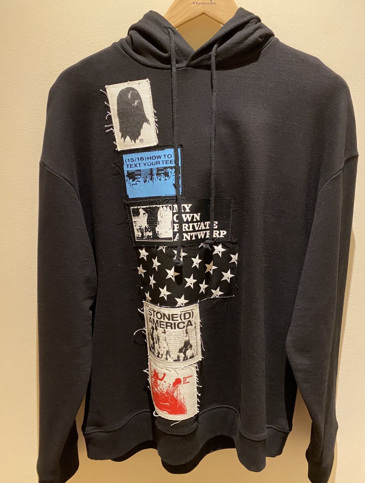 Raf Simons SS2020 Patchwork Hoodie | Grailed
