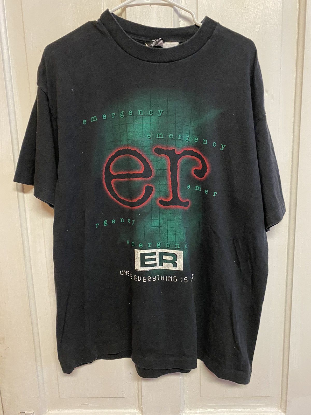 Travis Scott vintage ER tv show shirt promo 90s | Grailed