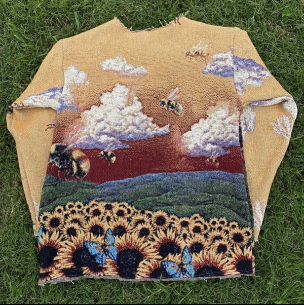 Tyler The Creator 4x1111 Flower Boy Tapestry Crew Clean | Grailed
