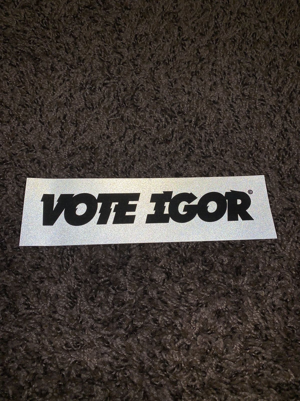Golf Wang × Tyler The Creator Golf Wang Vote Igor Reflective Sticker ...