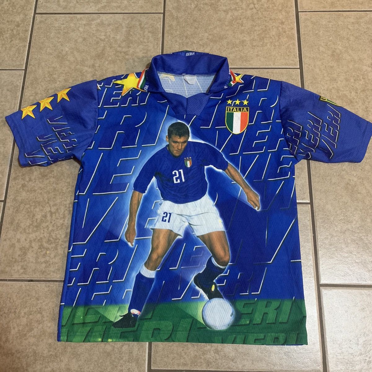 Italian Designers × Soccer Jersey × Vintage Christian Vieri All ...