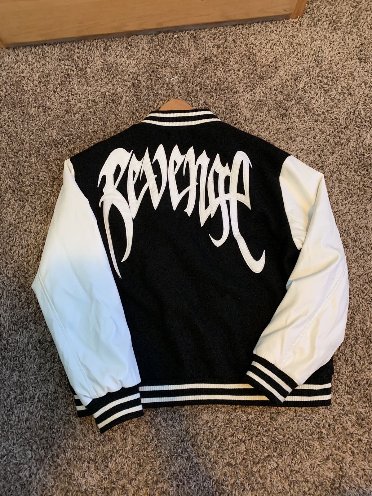 Revenge Revenge Black Varsity Jacket | Grailed