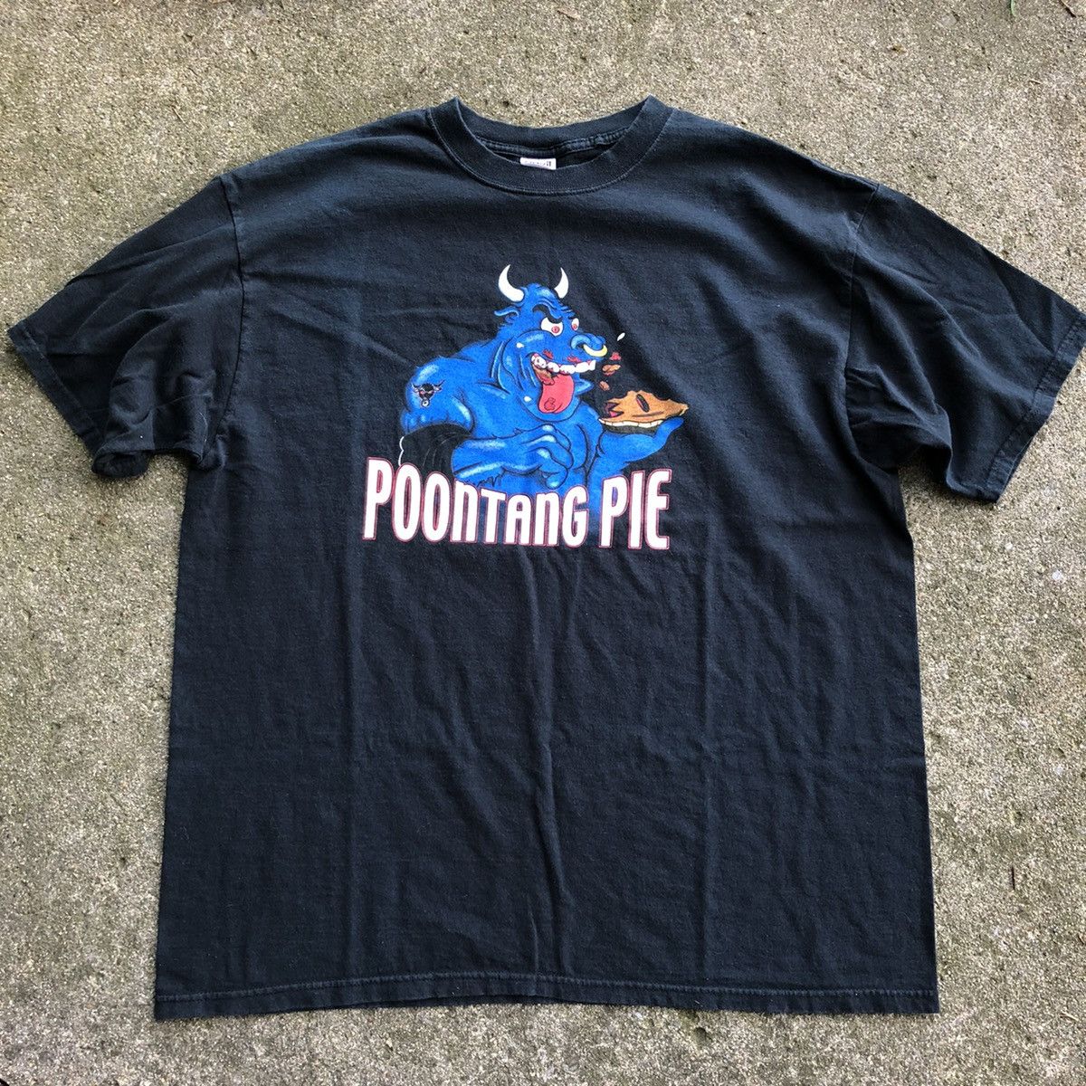 Vintage 1999 The Rock Poontang Pie vintage double sided tee | Grailed