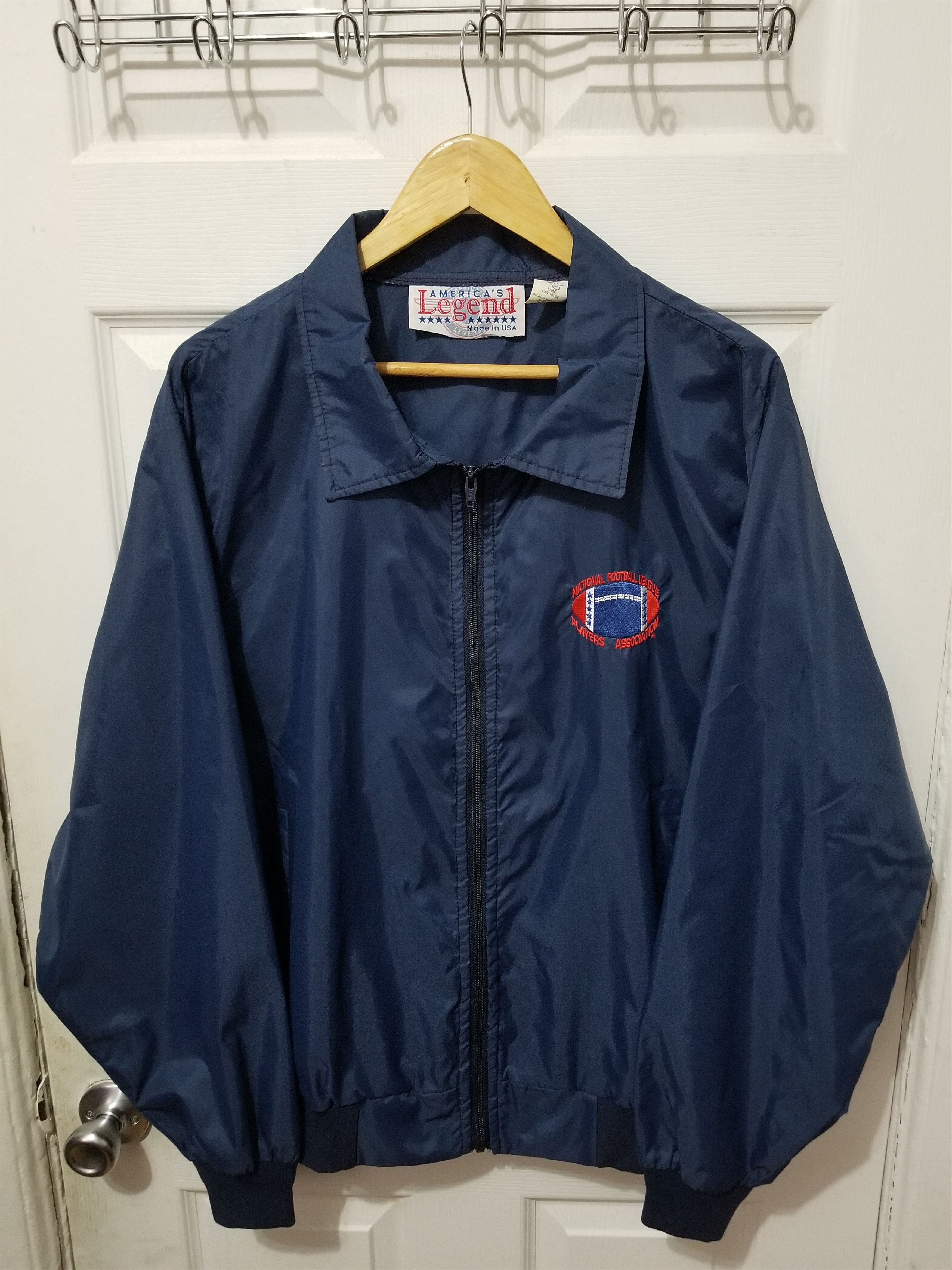 NFL × Vintage VTG 80s Made In USA NFL Players Association Coach Jacket ...