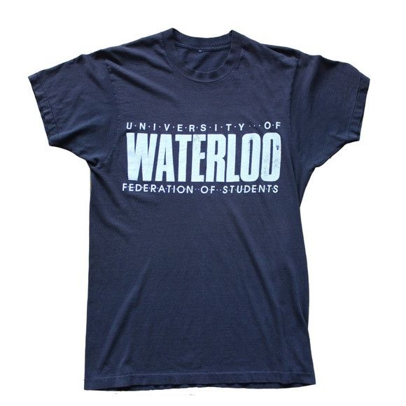 Vintage Vintage 1993 University of Waterloo Single Stitch T-Shirt | Grailed