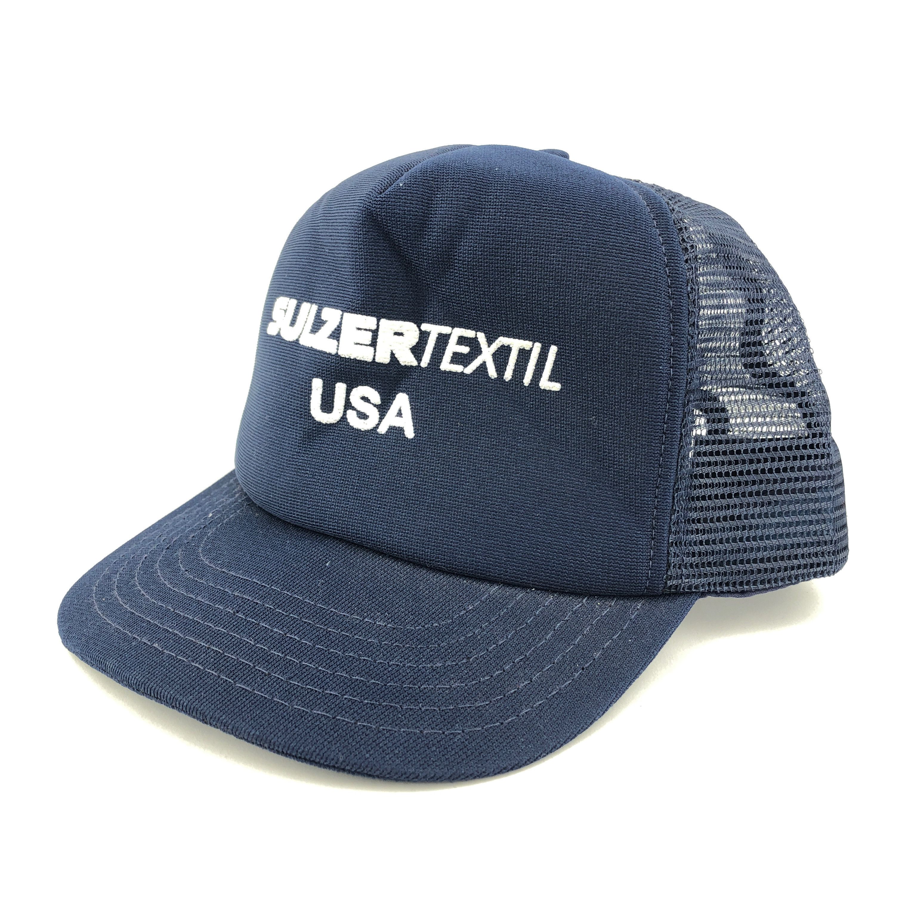 Vintage Vintage 90s Sulzer Textil Snapback Trucker Hat Made in USA ...