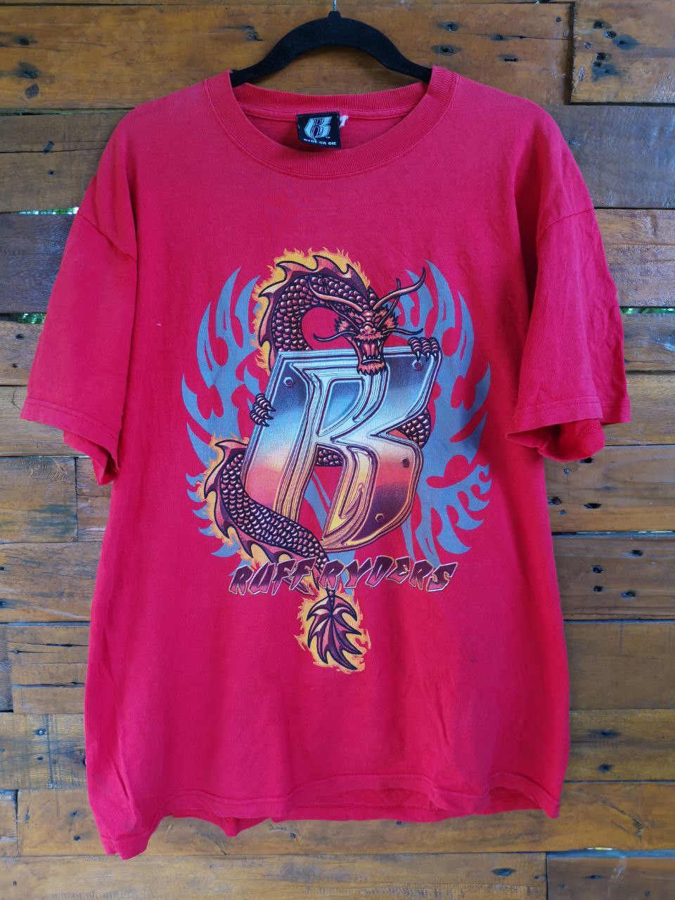 Rap Tees × Ruff Ryders Vintage Ruff Ryders Dragon T shirt DMX Hip Hop ...