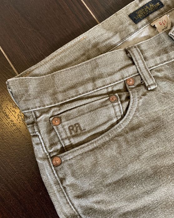 Rrl Ralph Lauren Rrl Slim Fit Denim Limited Edition Olive Green 30x34 Grailed