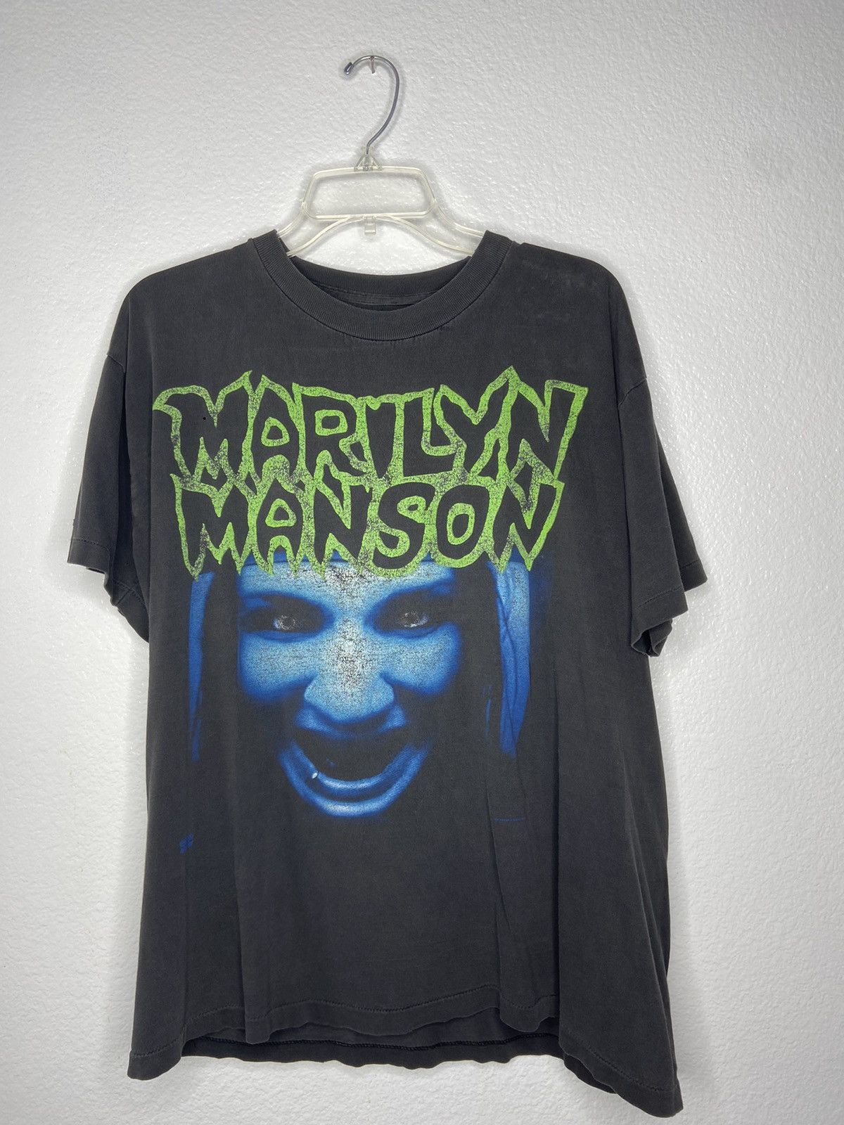 Vintage Vintage 1994 Marilyn Manson Hate World Faded Band tee | Grailed