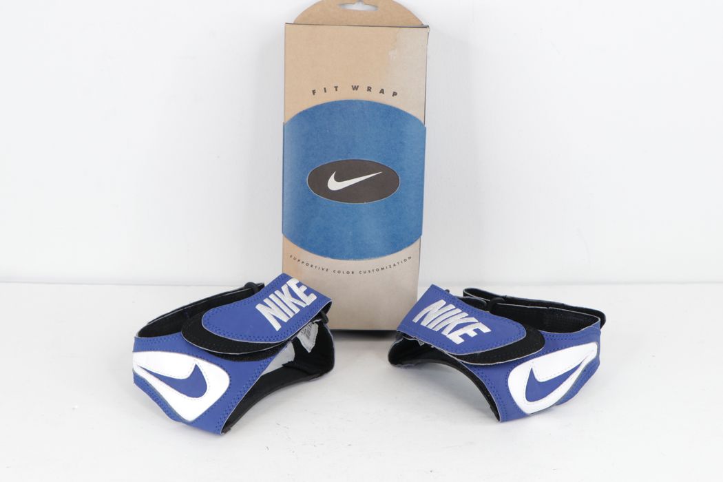 Nike NOS Vintage 90s Nike Fit Wraps Straps for Shoes Blue 8.5 | Grailed