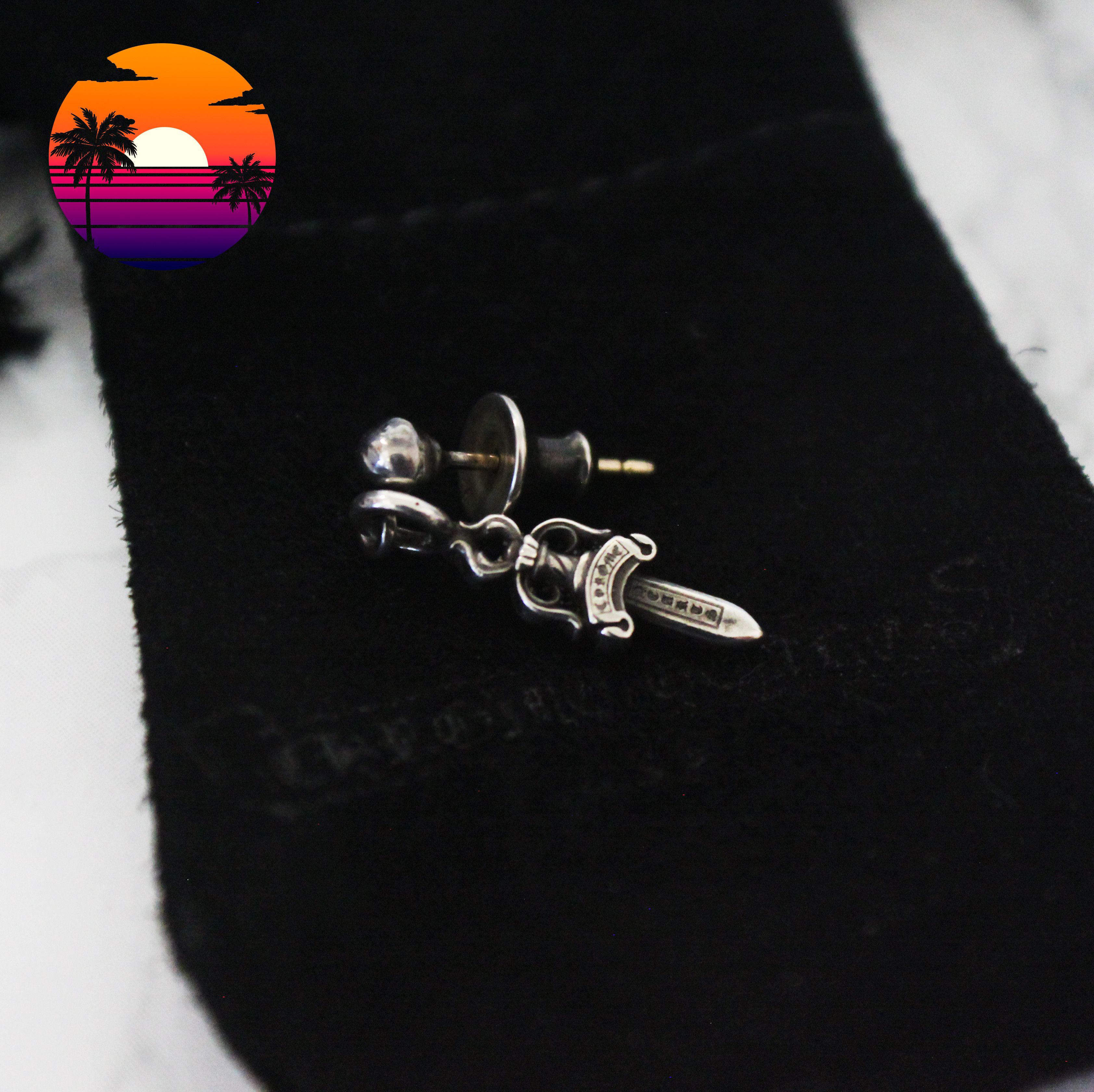 Chrome Hearts Chrome Hearts Dagger Drop Earring | Grailed