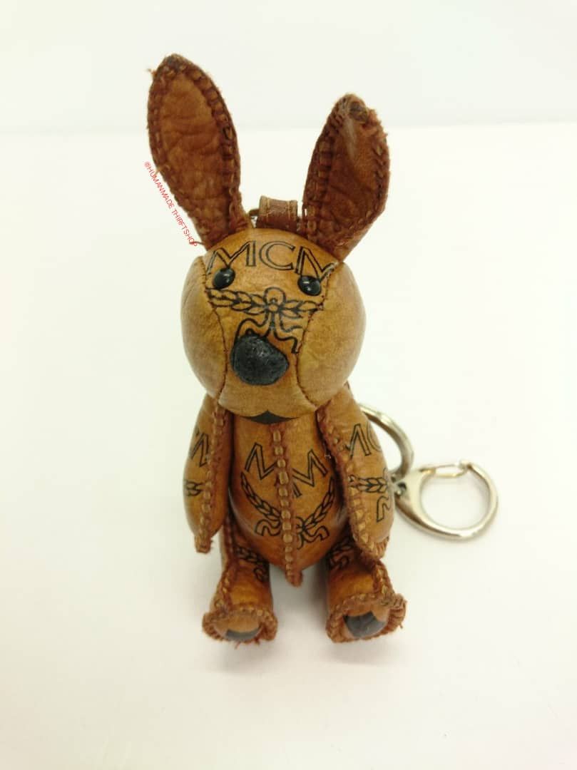 MCM MCM Rabbit Charm Keychain Classic Monogram | Grailed